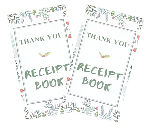 Thank You Receipt Book for Small Businesses 4x7 inches 2-Part - Want It All
