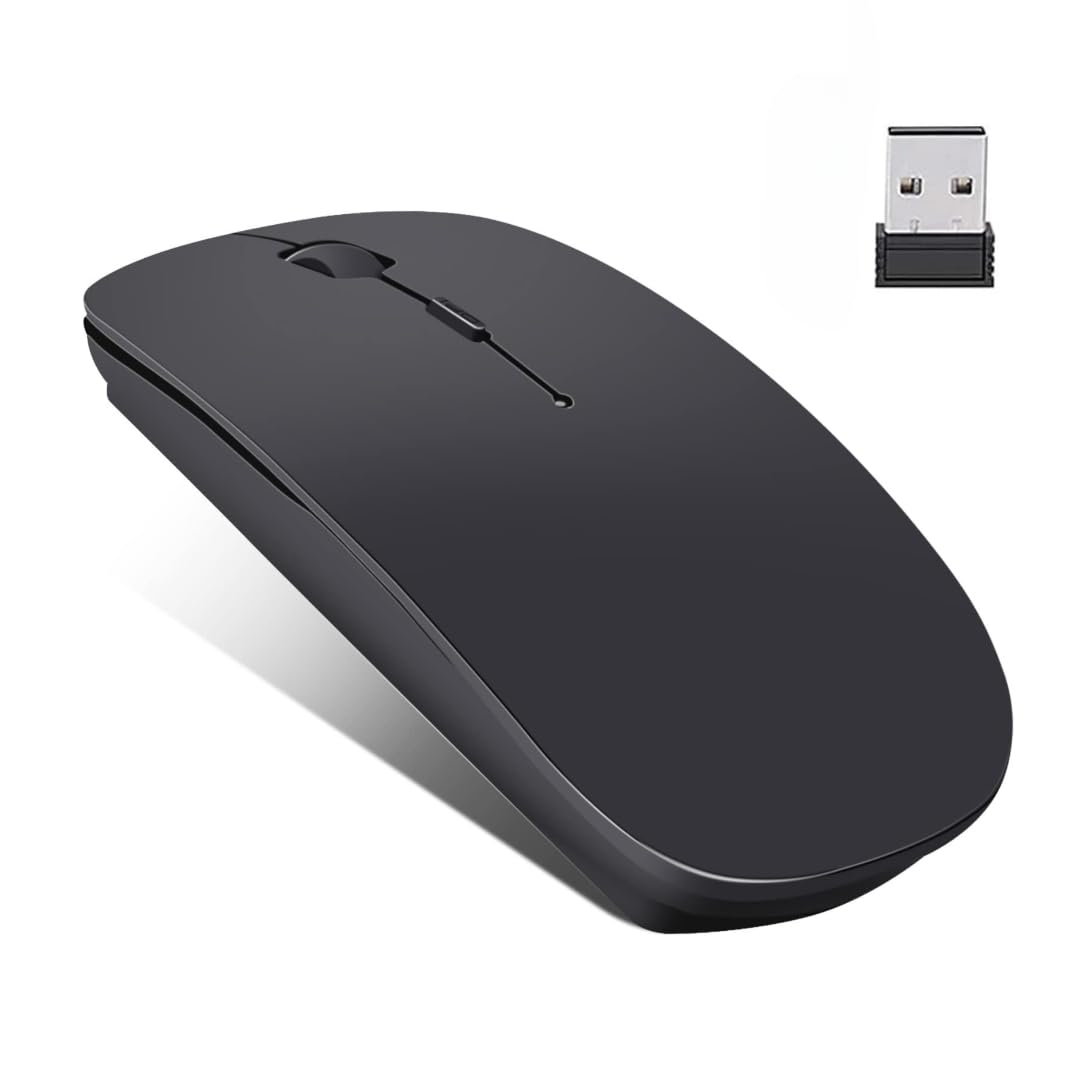 Wireless Mouse,Slim Portable Wireless Mouse for Laptop DPI Optical with ...