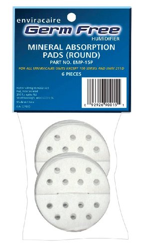 2-1/4 Enviracaire Humidifier Replacement Mineral Absorption pads (6 ...