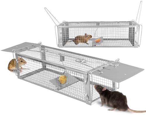 Amazon.com : KOCASO Humane Rat Trap, Large 2-Door Mouse Trap That Work ...