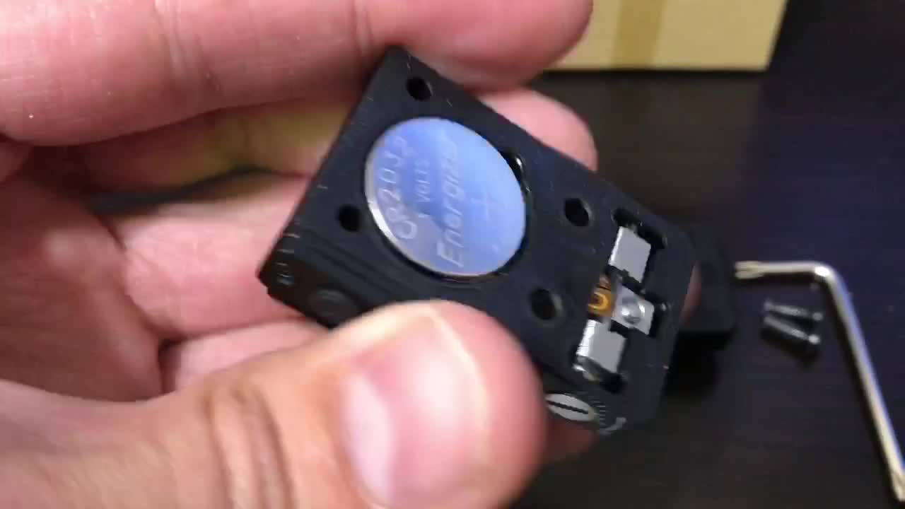Watch Red Dot Sight taken apart and battery install on Amazon Live