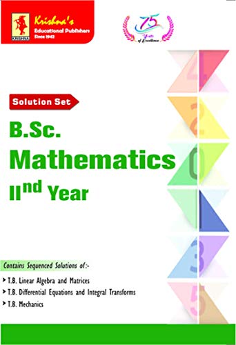 Solution Set BSc Mathematics | 4th Edition | 788 Pages | Code 766 ...