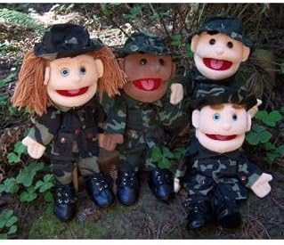 Amazon.com: Girl Army Soldier Glove Puppet : Toys & Games