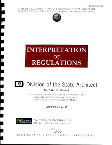 Interpretation of Regulations Manual: Acceptable Methods of Achieving ...