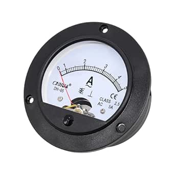 Amazon.com: DH-65 SD-65 Analog Ammeter 1A 2A 3A 5A 10A 15A 20A 30A 50A ...