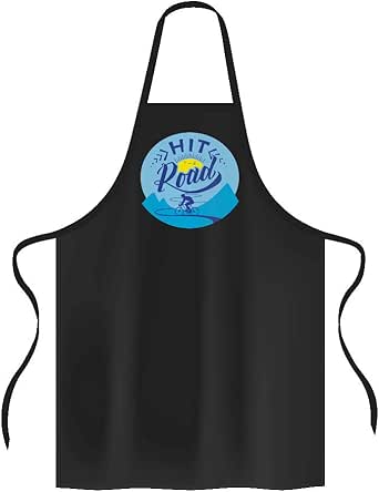 Amazon.com: Hit the Road Apron - Road Trip Cooking Apron - Adventure ...