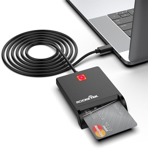 Amazon.com: Opluz CAC Reader DOD Military USB Common Access, Type C DOD ...