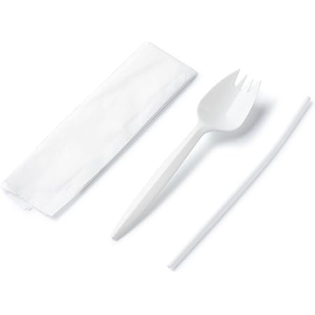 Amazon.com: AmerCare Medium Weight Polypropylene Sporks, White ...