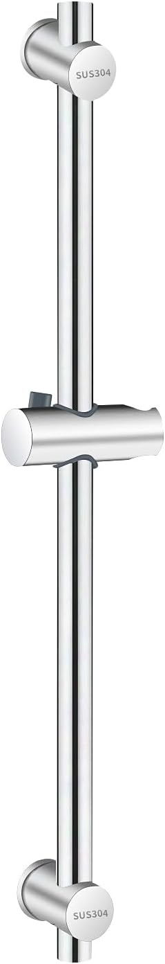 Adjustable Shower Slider Riser Rail Chrome Shower Head Holder Stainless ...