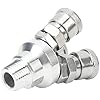 Kadimendium 3 Way Quick Coupler Quick Connect Air Hose Splitter ...