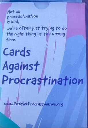 Cards Against Procrastination: Amazon.co.uk: Davidson, Jane ...