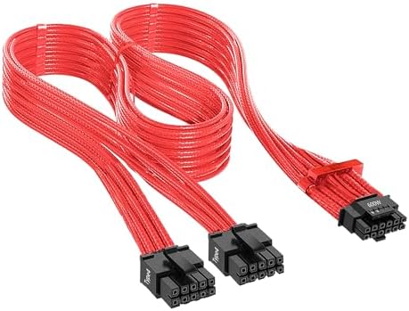 Amazon.com: Corsair Premium 600W PCIe 5.0 / Gen 5 12VHPWR PSU Cable ...