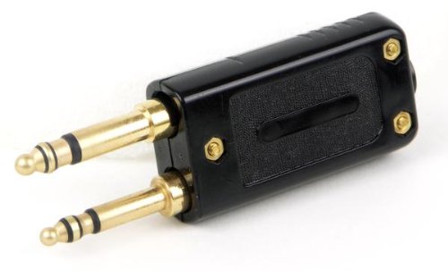 414, Conn 1/4"" Phone Plug M/M 3/3 POS Screw ST Cable Mount 6 Terminal ...