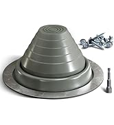 VIVIDA #7 Silicone Metal Roof Pipe Boot, High Temp Flexible Roof Jack ...