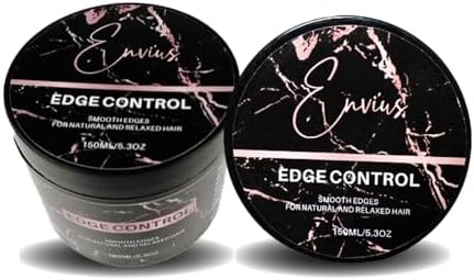 Amazon.com : BASK & LATHER Strong Hold Edge Control Gel with Castor Oil ...