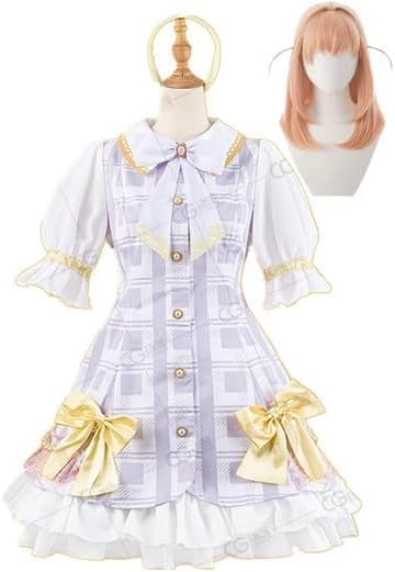 Amazon.co.jp: [HANCHENG] ラブライブ！蓮ノ空女学院スクールアイドルクラブ 日野下花帆コスプレ衣装(ウィッグ 靴別売り) : ホビー