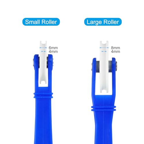 PATIKIL LED Strip Channel Roller Tool, 2 Pack U-Groove Wheels with ...