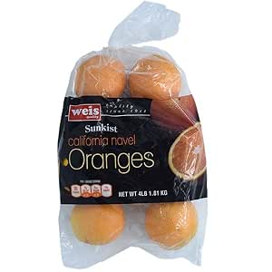 Amazon.com: Weis Quality, Oranges California Navel Bag, 64 onzas ...