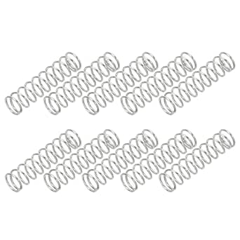 PATIKIL Compression Spring, 0.5mm Wire Dia x 5mm OD x 20mm L, 10 Pcs ...