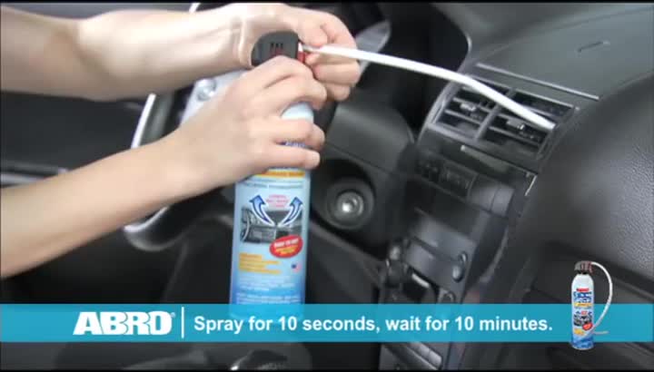 Watch ABRO AC-100 Car Air Freshener AC Vent Deodorizer with Extension ...