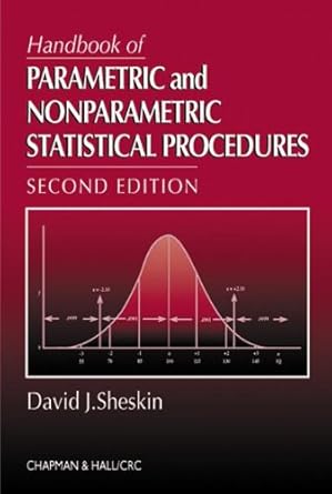 Amazon.com: Handbook of Parametric and Nonparametric Statistical Procedures, Second Edition ...