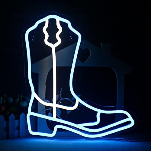 Amazon.com : Manimo Cowboy Boot and Hat Neon Sign, LED Pink Cowgirl ...