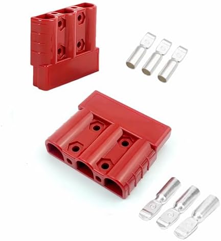 Amazon.com: RPTCOTU 3 Way Anderson Connector, 50A Battery Quick Connect ...