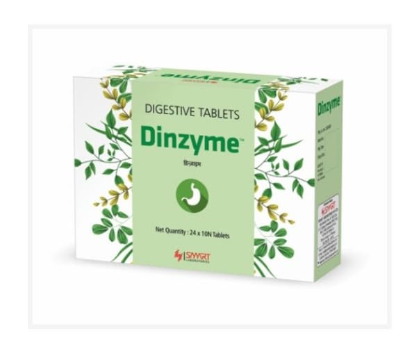 Buy Dinzyme(DIGESTIVE TABLETS) 24 * 10 Online at Low Prices in India ...