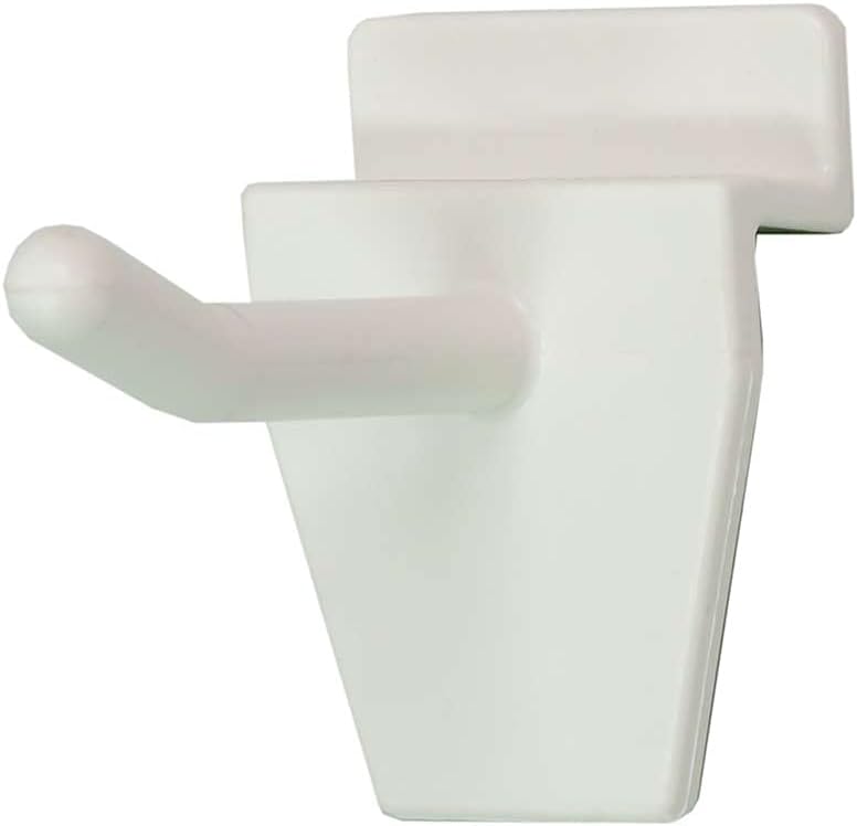 Slatwall 40mm Single Prong Hooks in White for Retail Shop Display (DS58 ...