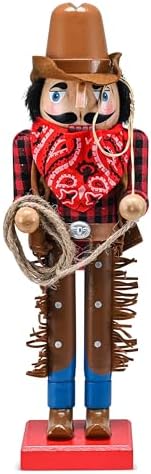 Amazon.com: Kurt Adler 15-Inch Wooden Cowboy Nutcracker : Home & Kitchen
