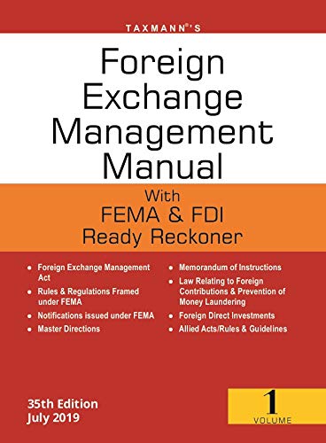 Buy Foreign Exchange Management Manual with FEMA & FDI Ready Reckoner ...