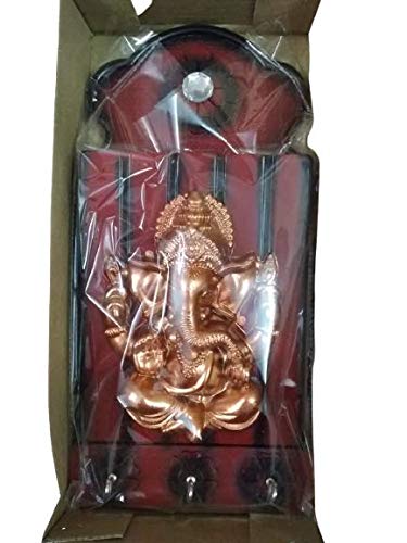 Beautiful Lord Ganesha Wall Decor Keychain Holder Multipurpose Navratra ...