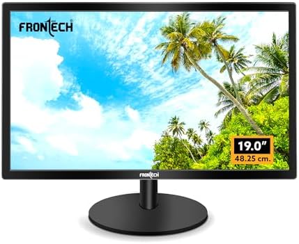 FRONTECH 19 Inch High-Performance HD LED Monitor | Refresh Rate 75 Hz ...
