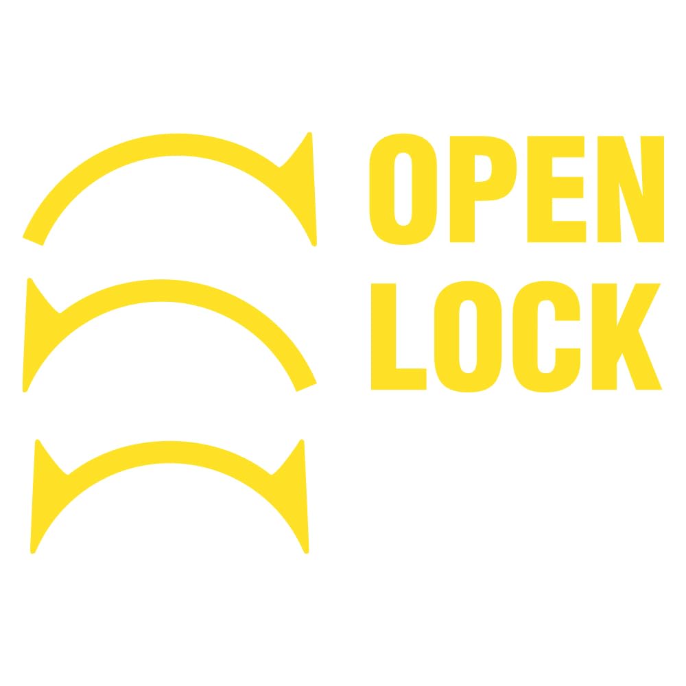 Amazon.co.jp: 開ける 閉める 矢印ステッカー 右回転 左回転 OPEN LOCK CLOSE シール 宅配BOX 宅配ボックス ...