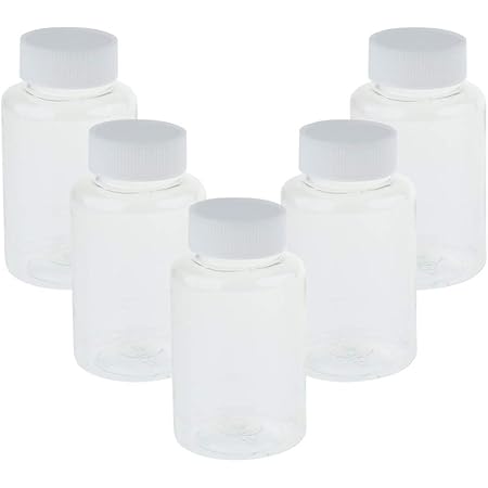 Amazon.com: 5pcs Graduated Reagent Bottles Laboratory Specimen Wide ...