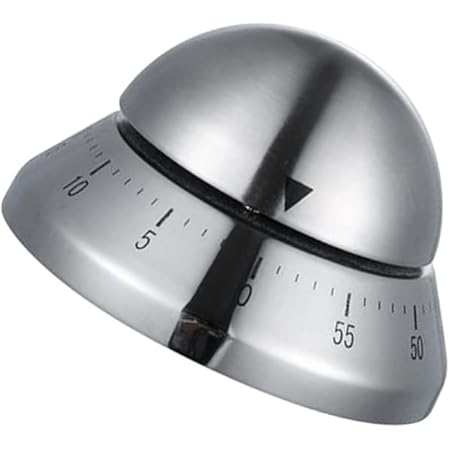 Mockery 60 Minute Kitchen Cook Cooking Timer, SAUCHER Shaped Stainless ...