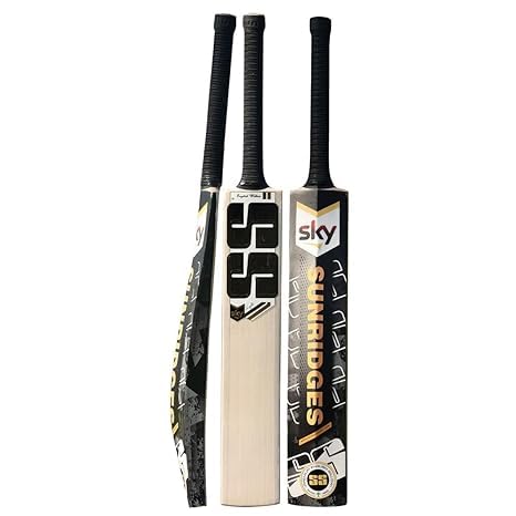 SS Sky English Willow Cricket Bat - Black : Amazon.in: Sports, Fitness ...