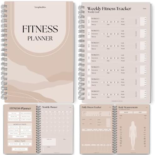 3 Month Fitness & Workout Planner for Women | Gym Journal, Weight Loss ...