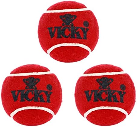 Vicky Rubber Cricket Tennis Ball (Green , Pack Of 6)Material: Rubber ...