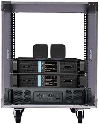 Amazon.com: 12U Open Frame Server Rack with Casters,Rolling Audio Rack ...