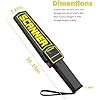 Amazon.com : HEYOURTOR Handheld Metal Detector Wand,Security Wand,Multi ...