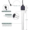 Amazon.com: 2 Sets Resistive Soil Moisture Meter, Icstation Soil ...