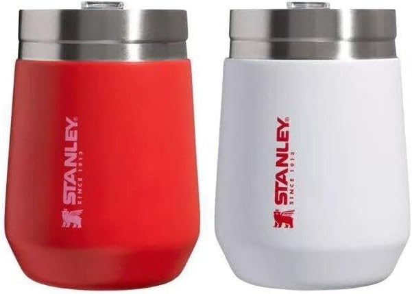 Amazon.com | Stanley 10 oz Stainless Steel Everyday Go Tumblers 2pk Red ...