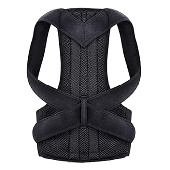 Amazon.com: QGKYXT Adjustable Posture Corrector Back Support Shoulder ...