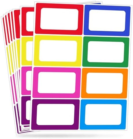 Amazon.com : 3.5"x 2.25" Name Tags Sticker, 240 Pcs Name Tag Labels ...