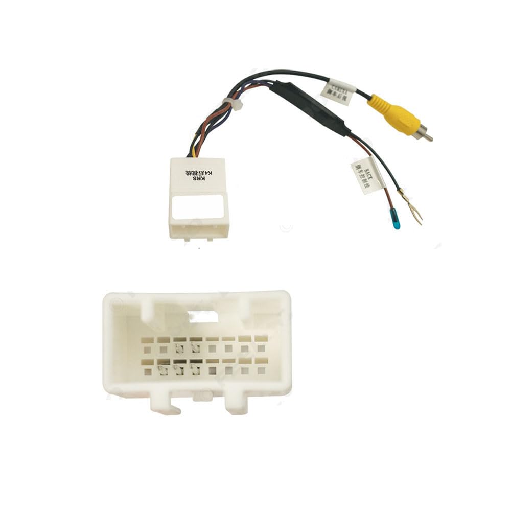 Amazon.com: 16Pin Car Parking Reverse Backup Camera Video Cable Adapter ...