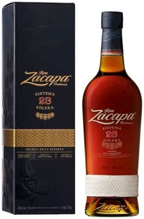 Amazon.co.jp: Ron Zacapa Premium Rum 23, 25.5 fl oz (750 ml) x 2 ...