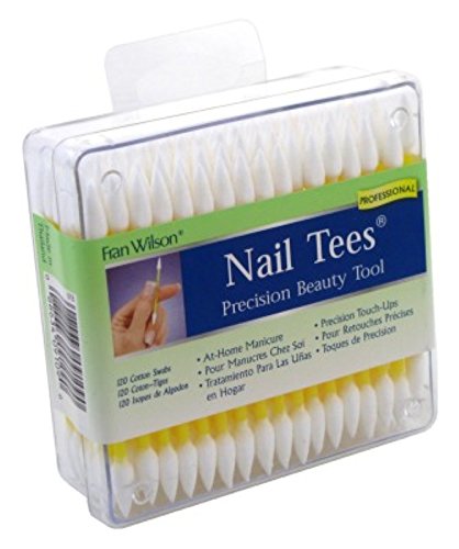 Amazon.com : Fran Wilson NAIL TEES COTTON TIPS 120 Count (6 PACK) - The ...