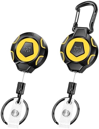 Amazon.com : VYNCS Retractable Keychain Badge Holder with Belt Clip ...