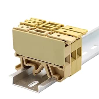 10PCS DIN Rail Fuse Terminal Block ASK1EN Fuse Holder Connector ...